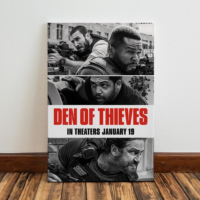 Den of Thieves Poster, Original Movie Poster, Wall Art Painting, Home ...