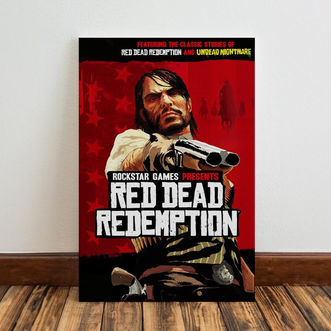 Red Dead Redemption Poster, Original Movie Poster, Wall Art Painting ...
