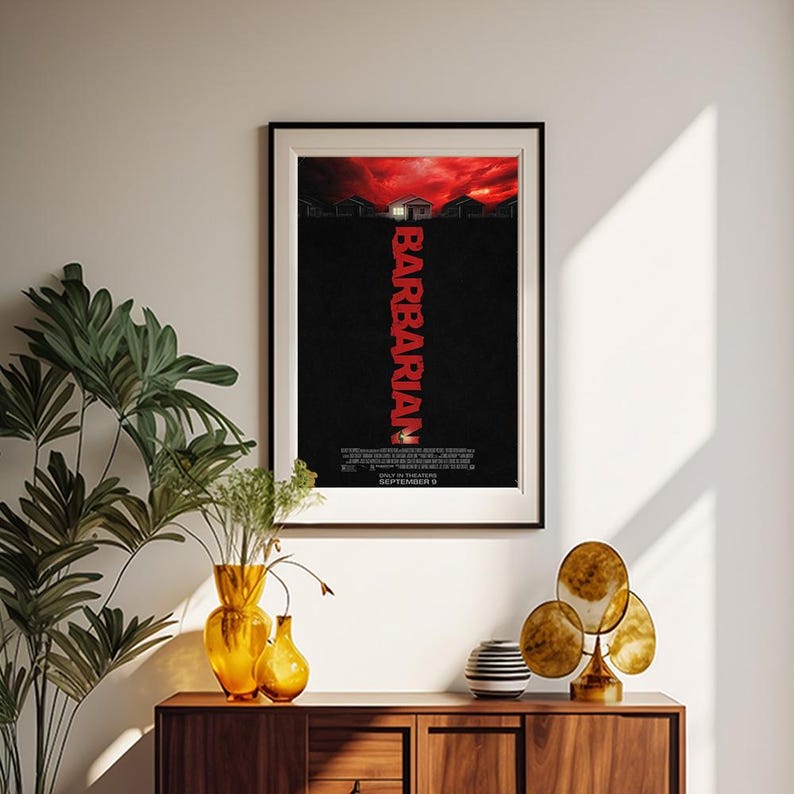 Barbarian Poster, Horror Movie Poster, Wall Art Painting, Home Decor ...
