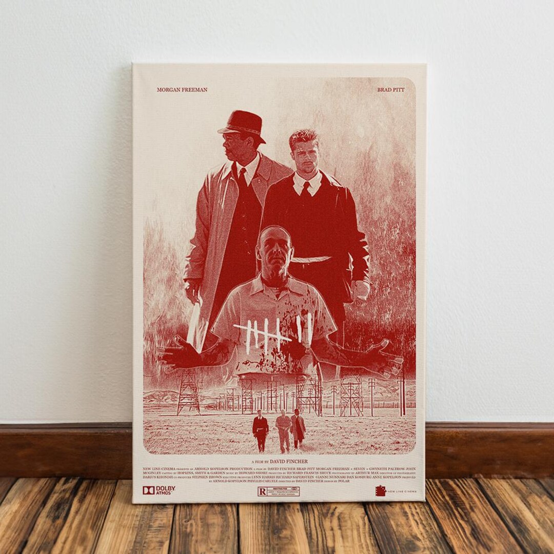 SE7EN Poster, Original Movie Poster, Wall Art Painting, Home Decor ...