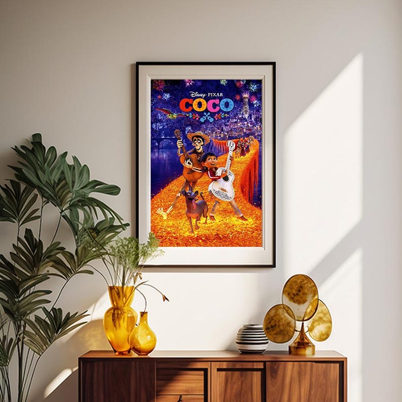 Coco Poster, Original Movie Poster, Wall Art Painting, Home Decor ...
