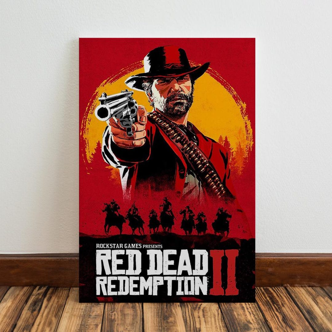 Red Dead Redemption Poster, Original Movie Poster, Wall Art Painting ...