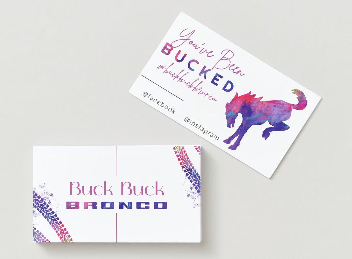 Buck Buck Bronco Buddies - Combination - Etsy