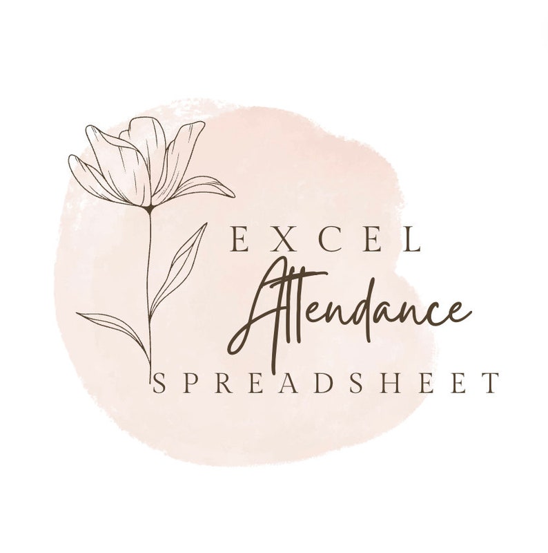 Excel Classroom/group Attendance Spreadsheet - Etsy