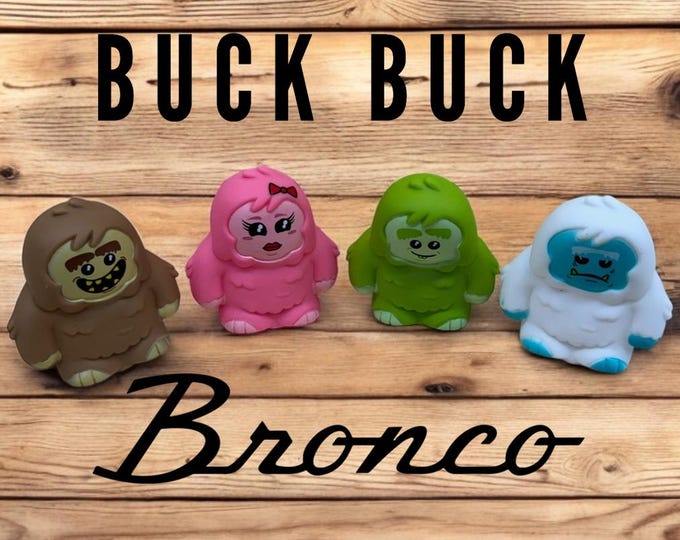 Bronco Sasquatch Ducks Bigfoot Yeti Rubber Duck Youve Been Bucked ...