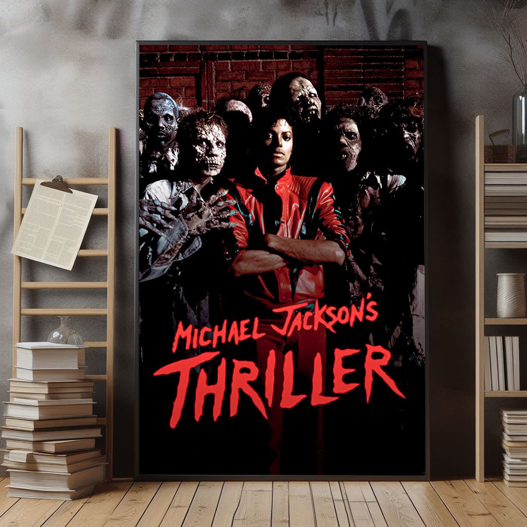 Michael Jackson's Thriller Movie Poster, Canvas, Wall Art Poster ...