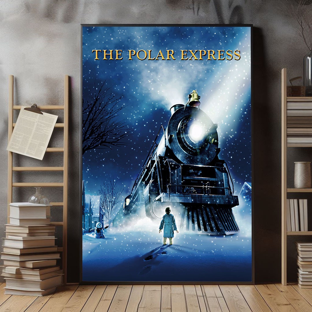 The Polar Express Movie Poster, Canvas, Wall Art Poster, Unique Customization, Fan Collections ...