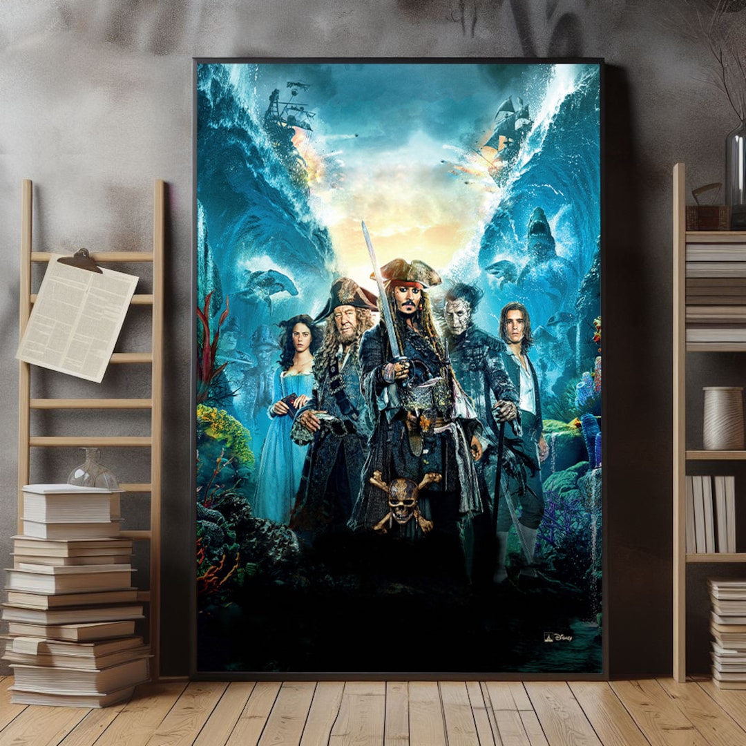 Pirates of the Caribbean Movie Poster, Canvas, Wall Art Poster, Unique ...