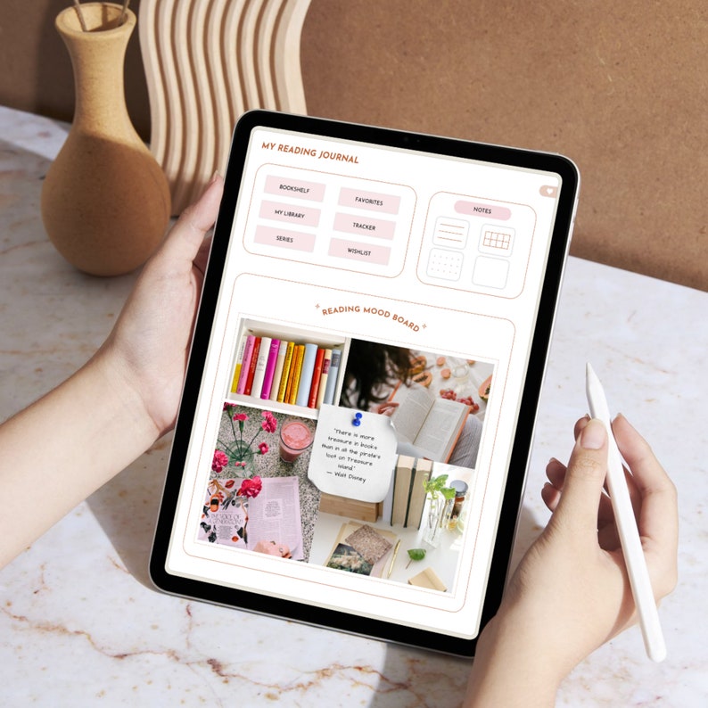 Digital Reading Journal: Book Review & Series Tracker (PDF) - Etsy