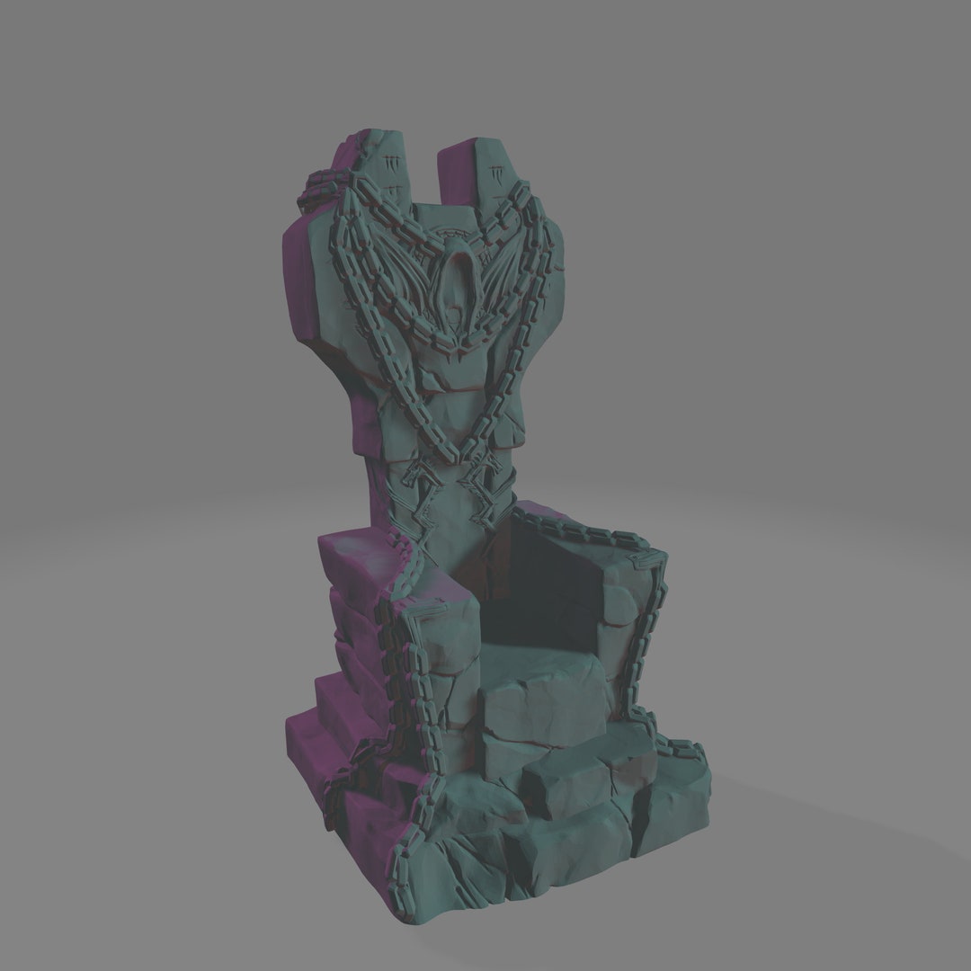Fantasy Throne Digital STL File - DND Throne - Tabletop Roleplay Gaming ...