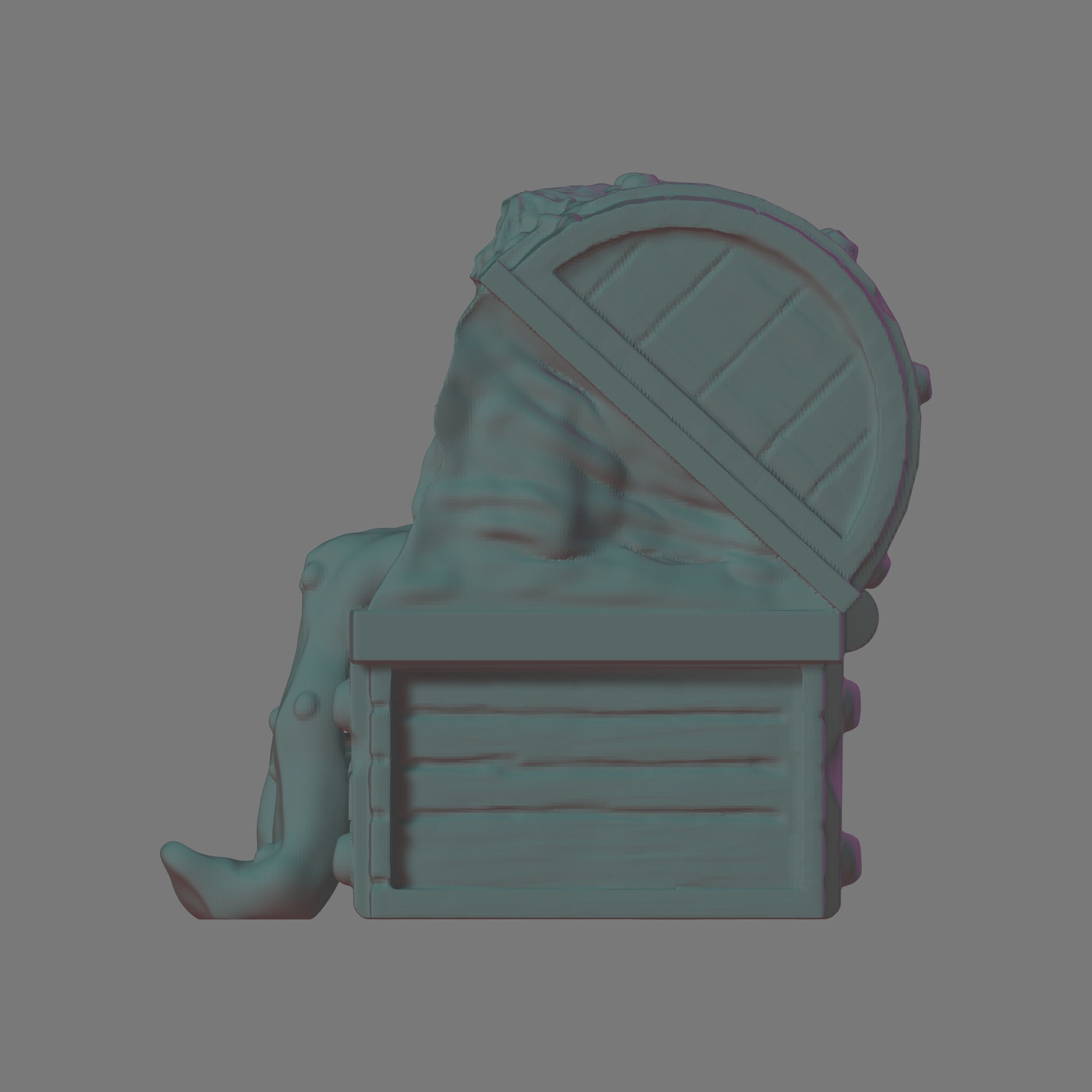 Mimic Chest 3D STL File Dnd Tabletop Roleplay Gaming Fantasy RPG ...