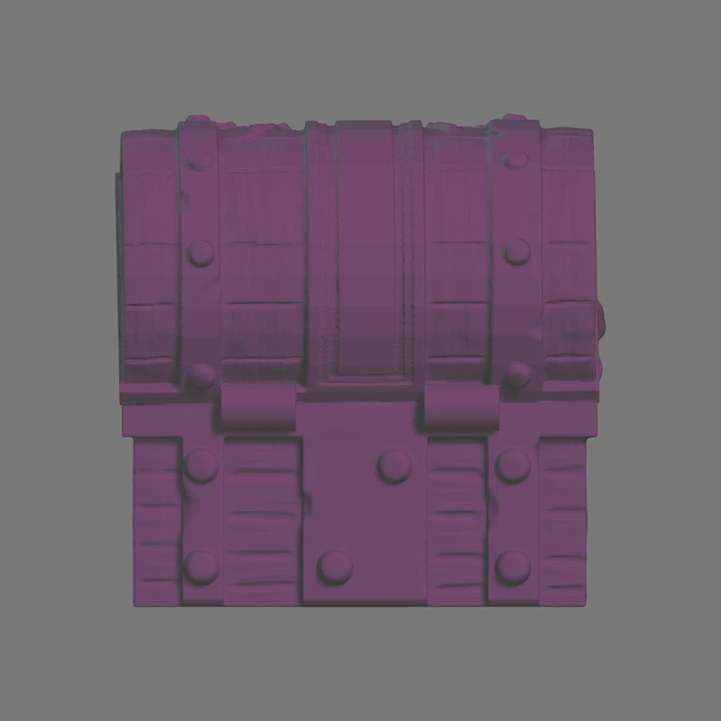 Mimic Chest 3D STL File Dnd Tabletop Roleplay Gaming Fantasy RPG ...