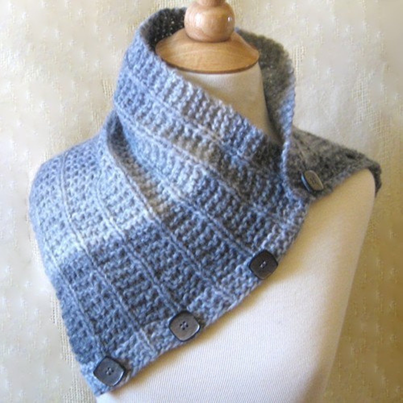 Convertible Scarf Pattern: Knit Capelet Cowl Plus 2 Tutorials - Etsy