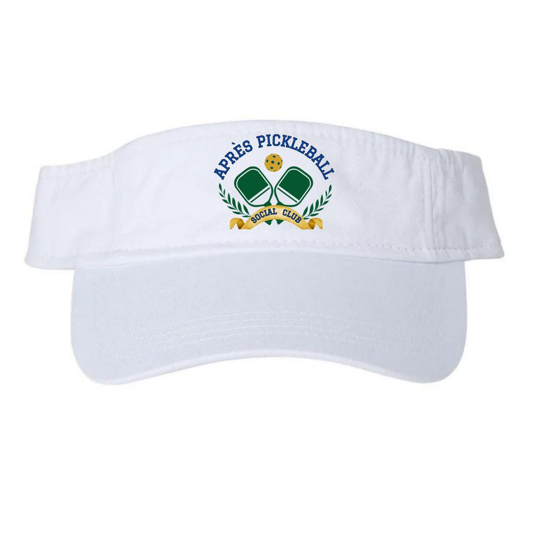 Après Pickleball Social Club Visor - Etsy