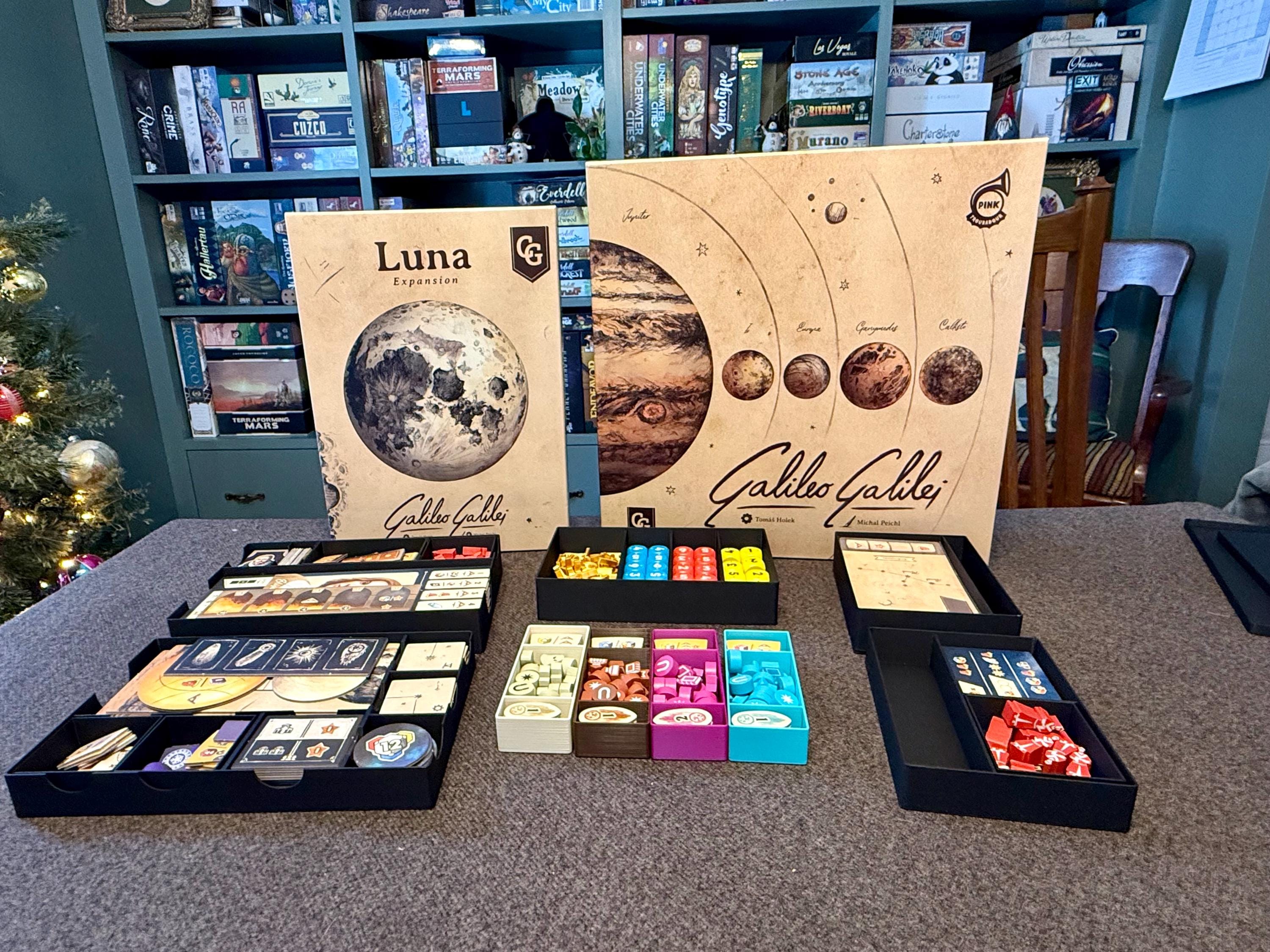 Galileo Galilei Board Game With Luna Expansion Insert. - Etsy