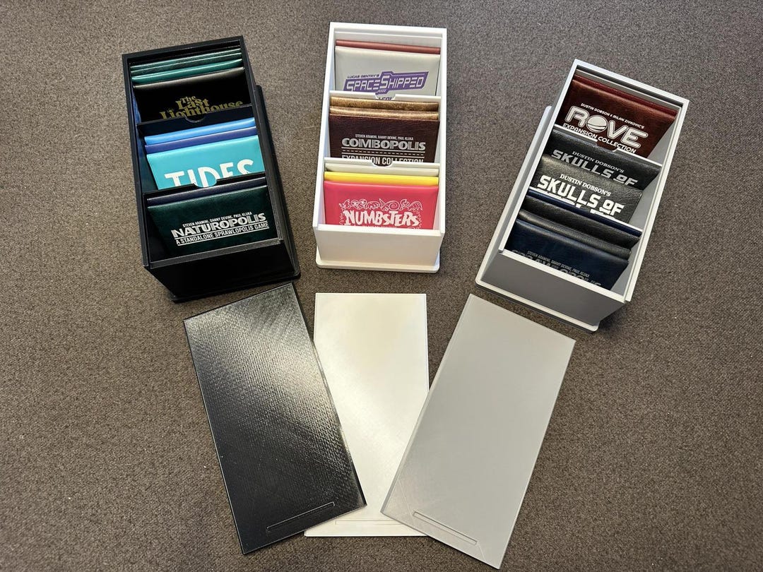 Button Shy Wallet Game Holder. Stack-able - Etsy