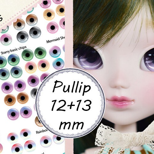 Pullip / BJD / Dollfie Dream Printable Eye Chips Sheet 1 - Etsy