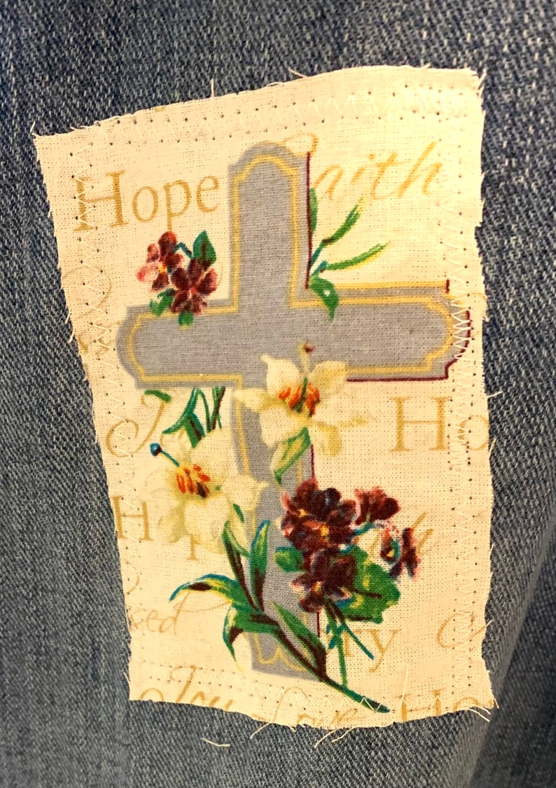 Jesus Jeans, Hippie, Jesus Freak Patches, Faux Leather Fringe ...