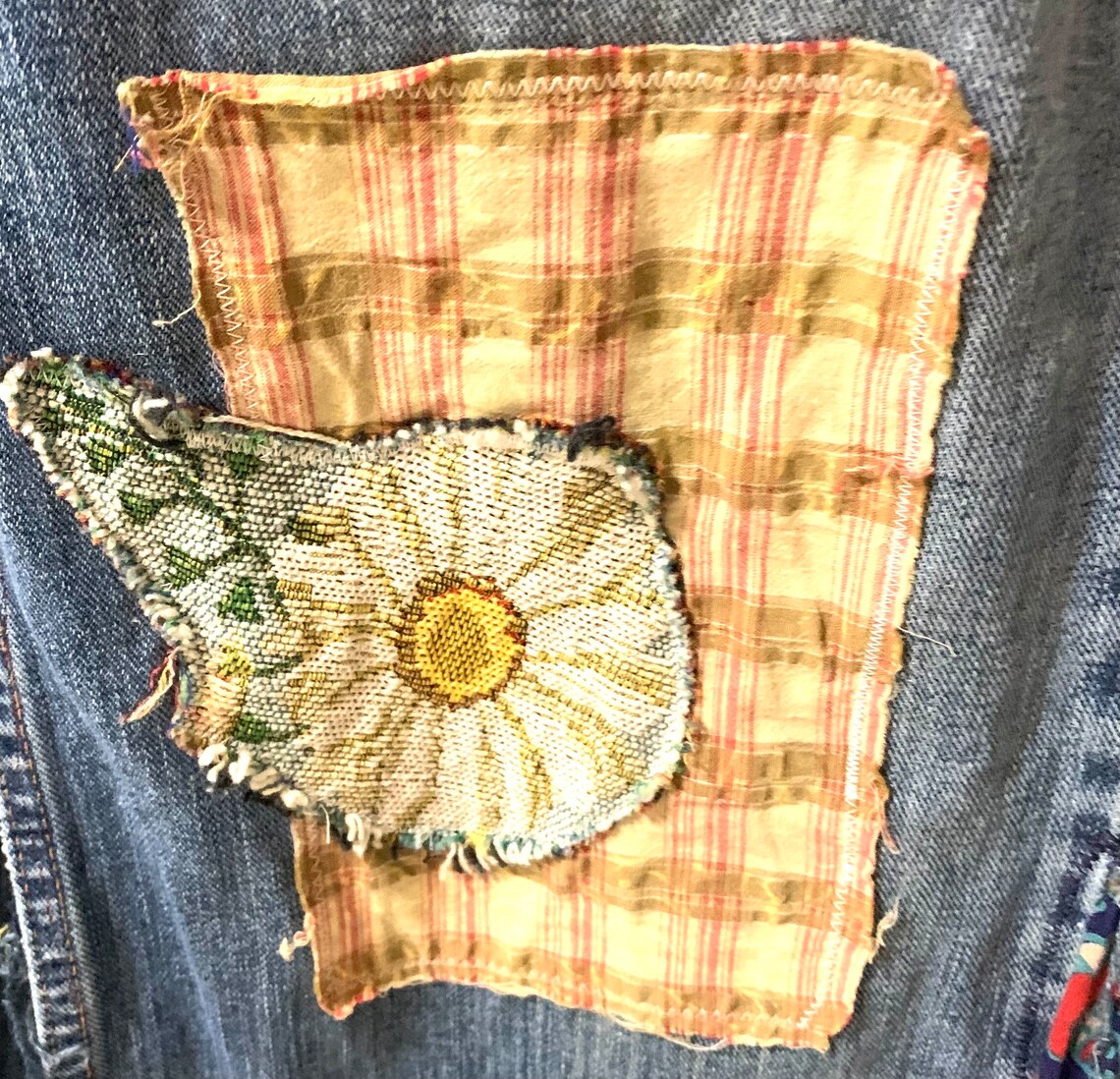 Jesus Jeans, Hippie, Jesus Freak Patches, Faux Leather Fringe ...