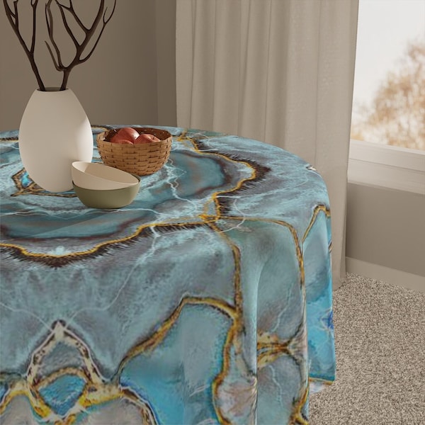 Turquoise Tablecloth - Etsy