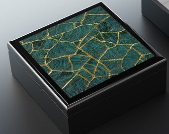Emerald Green Jewelry Box - Etsy