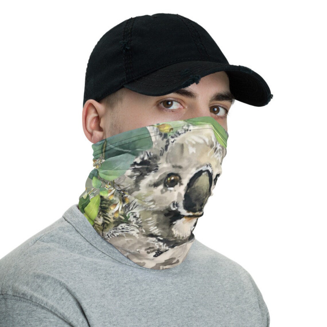 CUTE KOALA BEAR Face Mask Koala King Buff Koala Mask Bear | Etsy