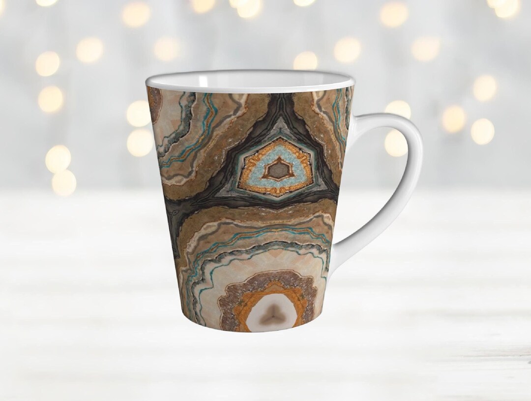 EARTHY GEODE Mug, Cloud Coffee Cup, Tea Mug, Desert Colors Design ...