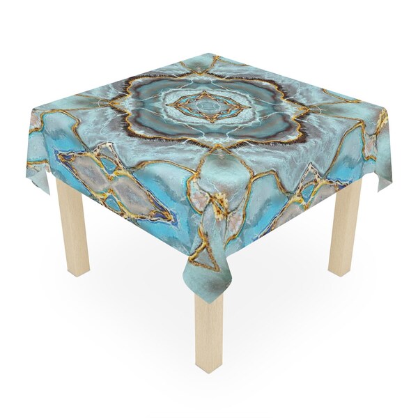 Turquoise Tablecloth - Etsy