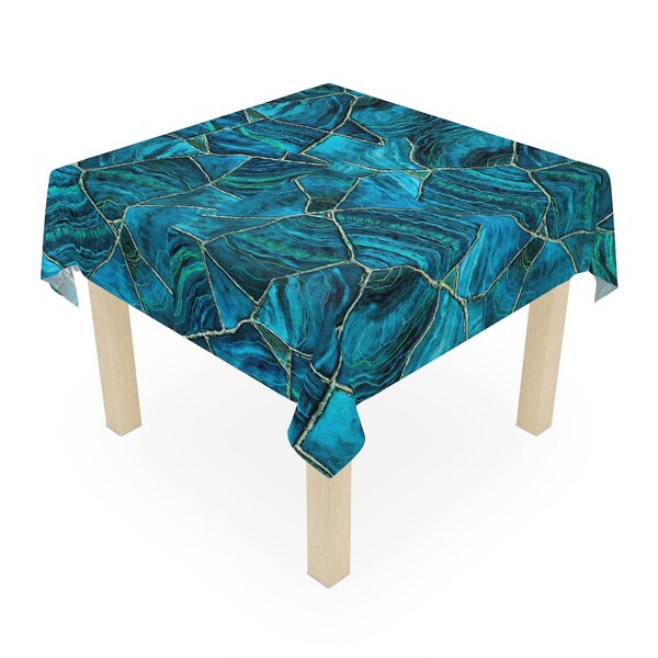 Turquoise Tablecloth - Etsy