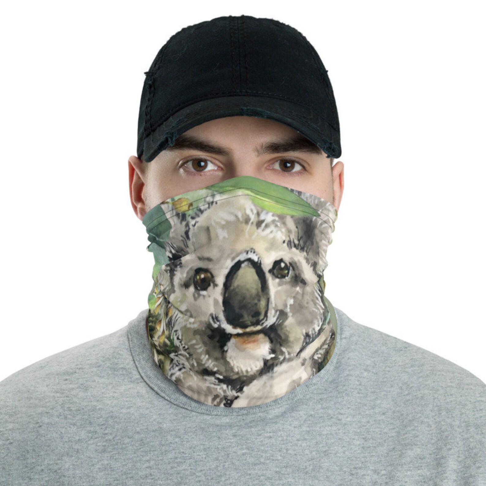 CUTE KOALA BEAR Face Mask Koala King Buff Koala Mask Bear | Etsy