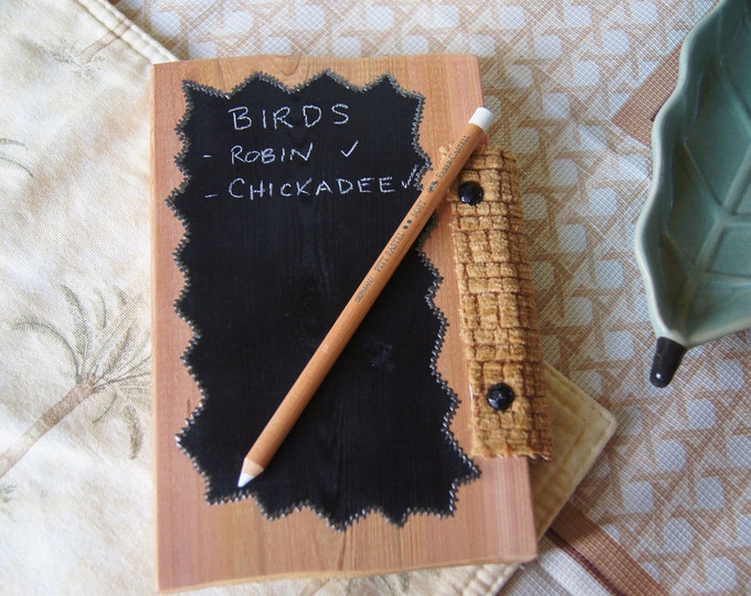 Nature Notes MOTH Cedar Chalkboard Tablets Great Gifts for - Etsy