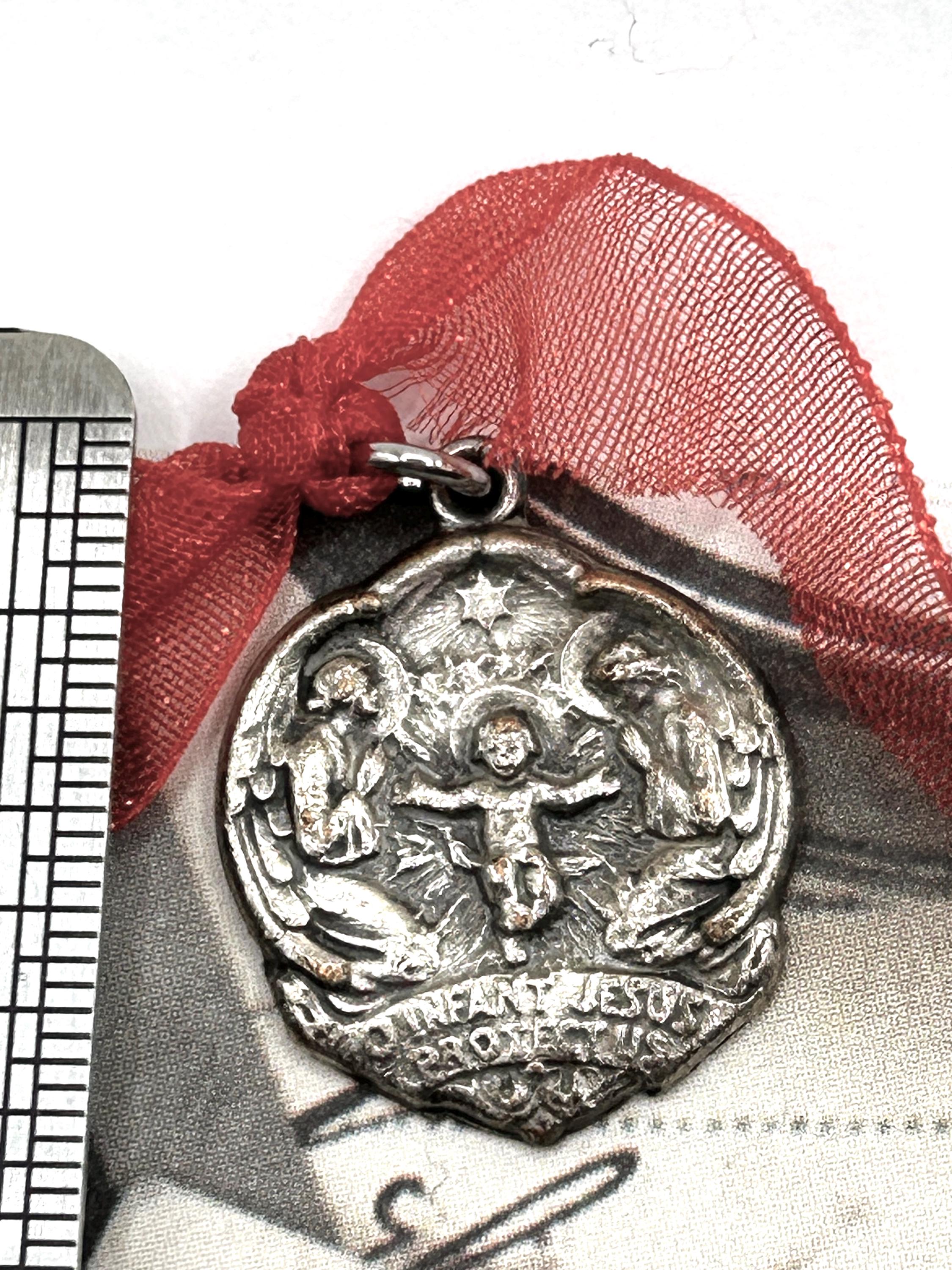 Vintage Holy Family Medal Pendant, Silver Plate Nativity - Etsy