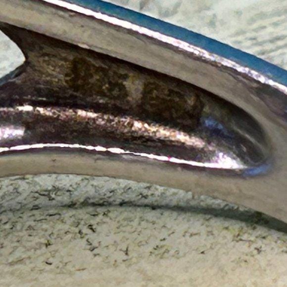 Vintage Y2K Large Bold Sterling Silver Marked 925 BBJ Preowned Round ...