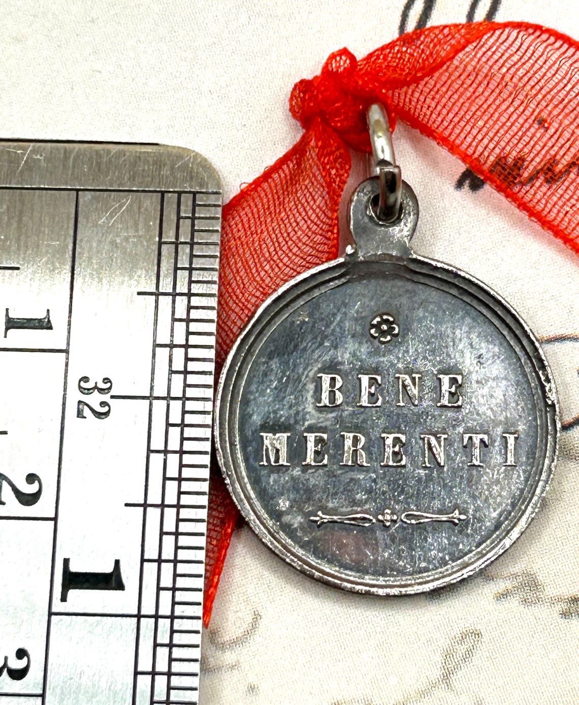 Vintage Pope Leo XIII Medal, Bene Merenti Catholic Pendant, Vatican ...