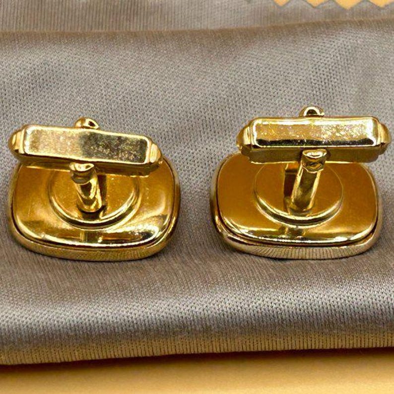 Midcentury Mod Vintage Signed Anson Gold Plated Faux Ruby Red Stone ...