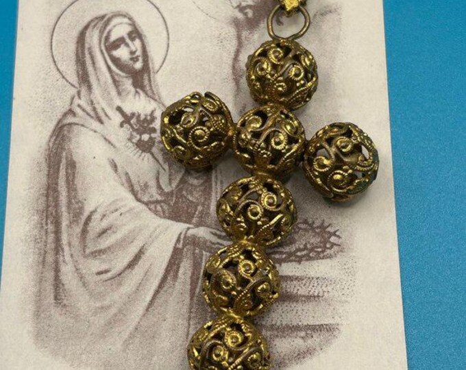 Vintage Very Old Ornate Large Gold Gilt Over Alloy Filigree Ball Fancy ...