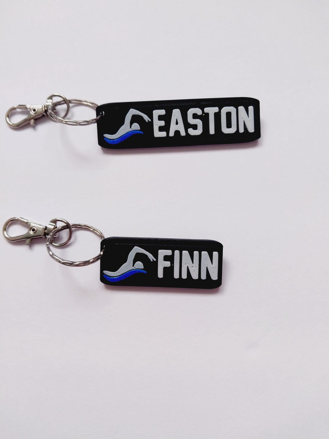 Personalized Swimming Bag Tag, Swimming Custom Name Tag, Swimming ...