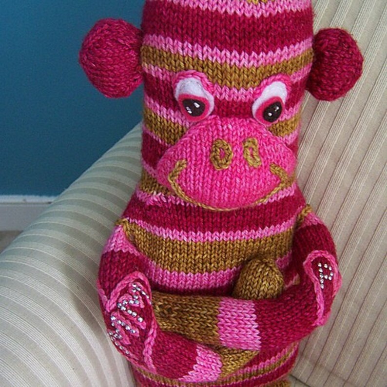 That Funky Monkey - A Stuffed Toy Knitting Pattern - Hot Monkey Sox PDF ...