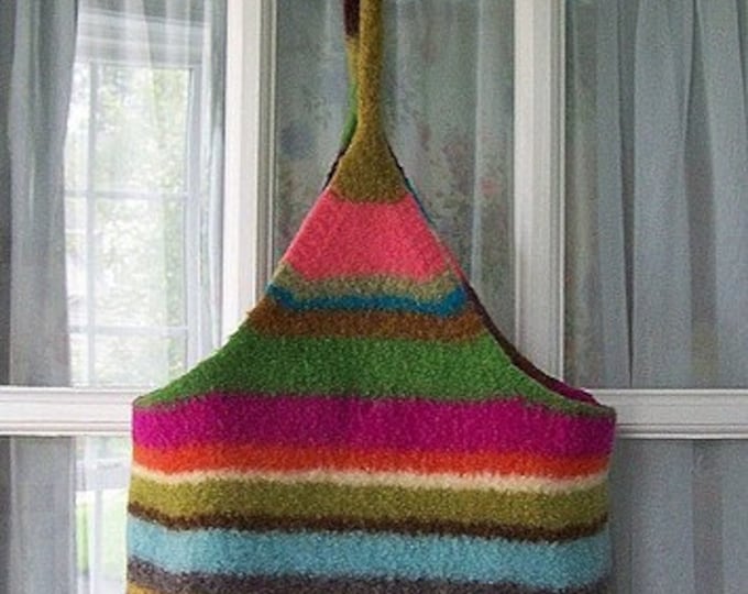 Felted Knitting PATTERN - Carry All Tote PATTERN (PDF File - Digital ...