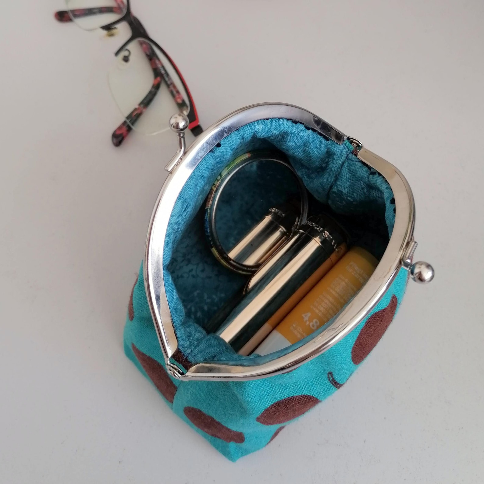PDF Sewing Pattern / Pattern of a Handbag With Clasp / 3 Patterns for 2 ...