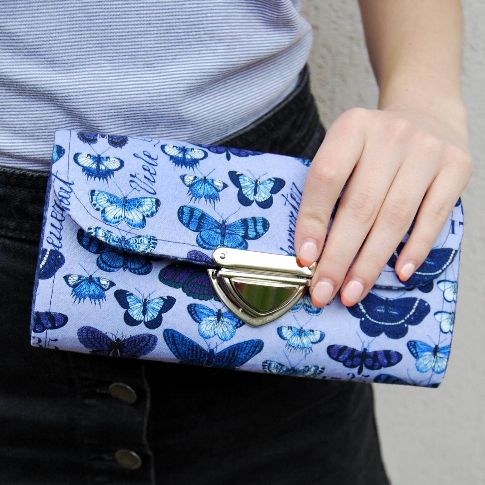 PDF Sewing Pattern – Women's Wallet With Zipper & Card Slots | Beginner ...
