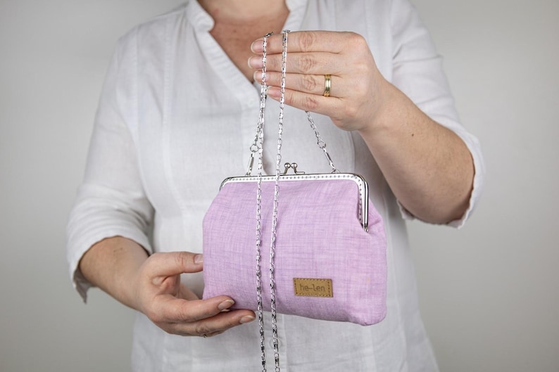 PDF Sewing Pattern / Pattern of a Handbag With Clasp / 3 Patterns for 2 ...