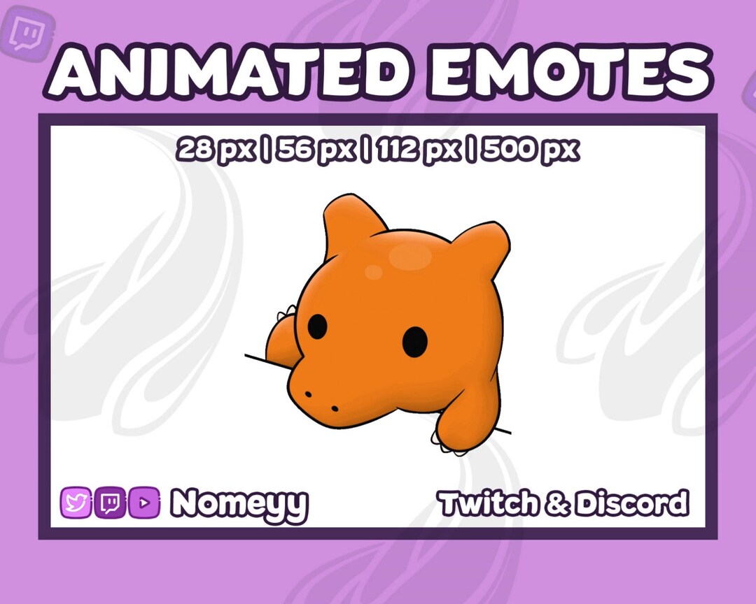 Animated Charizard Tap Emote | Pokemon - Etsy