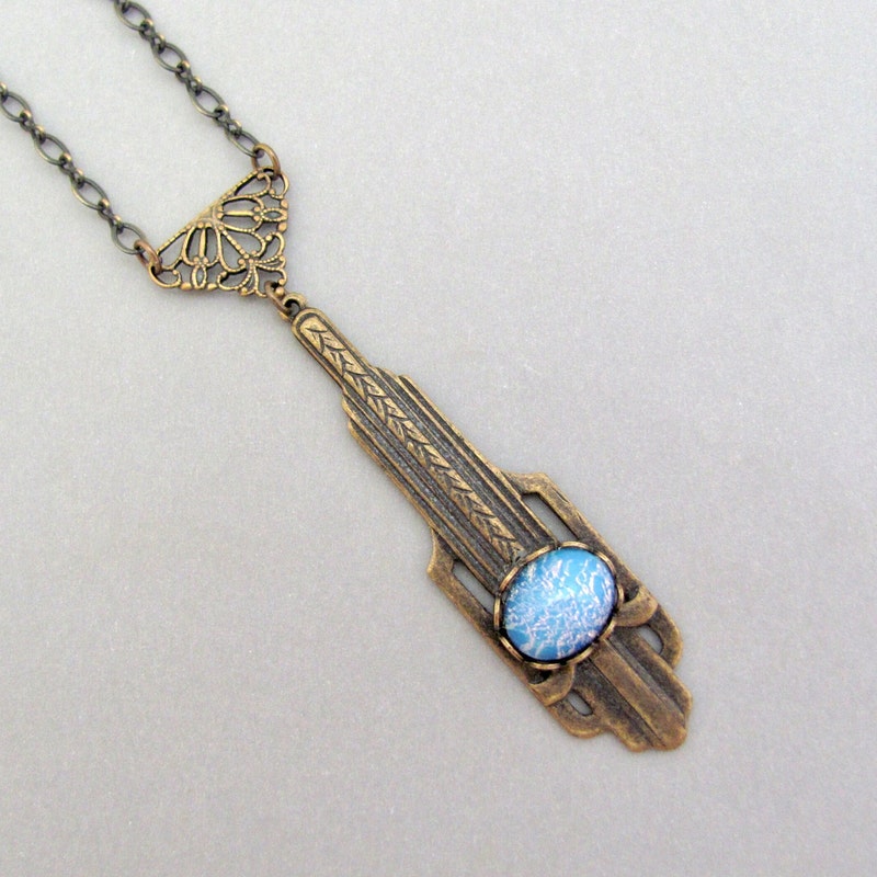 Art Deco Necklace - Etsy