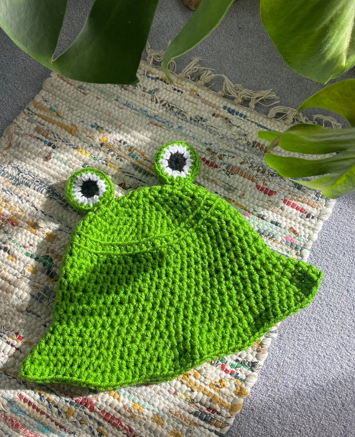 Handmade Crochet Chunky Frog Bucket Hat - Etsy