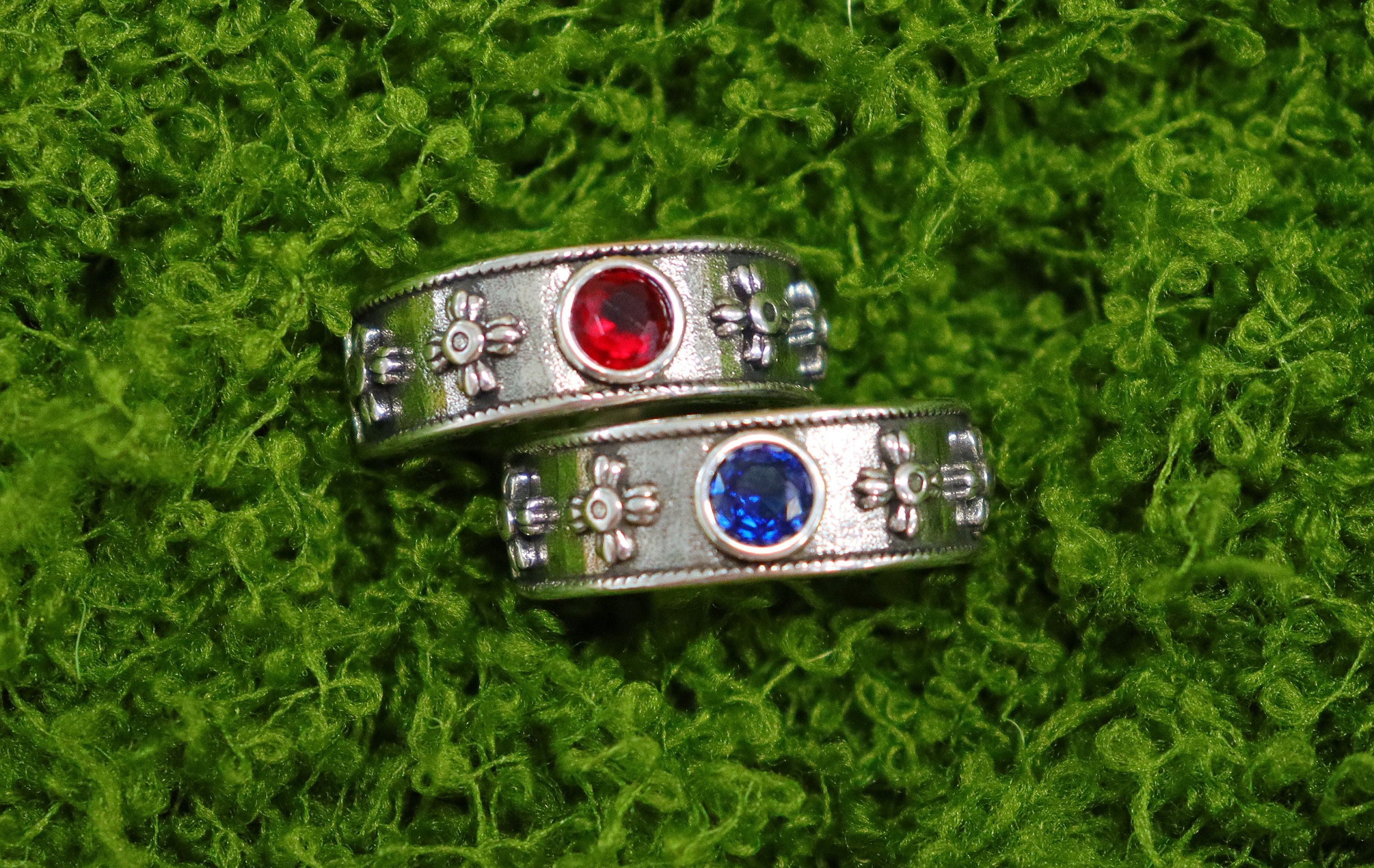 Howls Moving Castle Ring,howls Ring Inlaid With Shiny Diamonds, A Pair of S925 Silver Howling ...