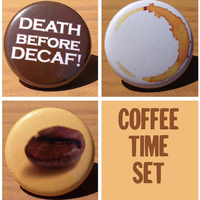 Coffee Bean Buttons - Etsy