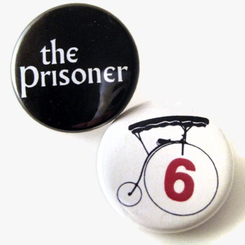 The Prisoner TV Show Set of 6 - Buttons or Magnets - Etsy