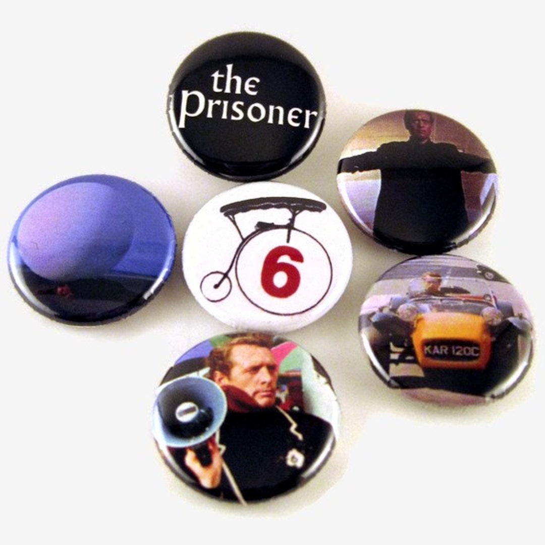 The Prisoner TV Show Set of 6 - Buttons or Magnets - Etsy