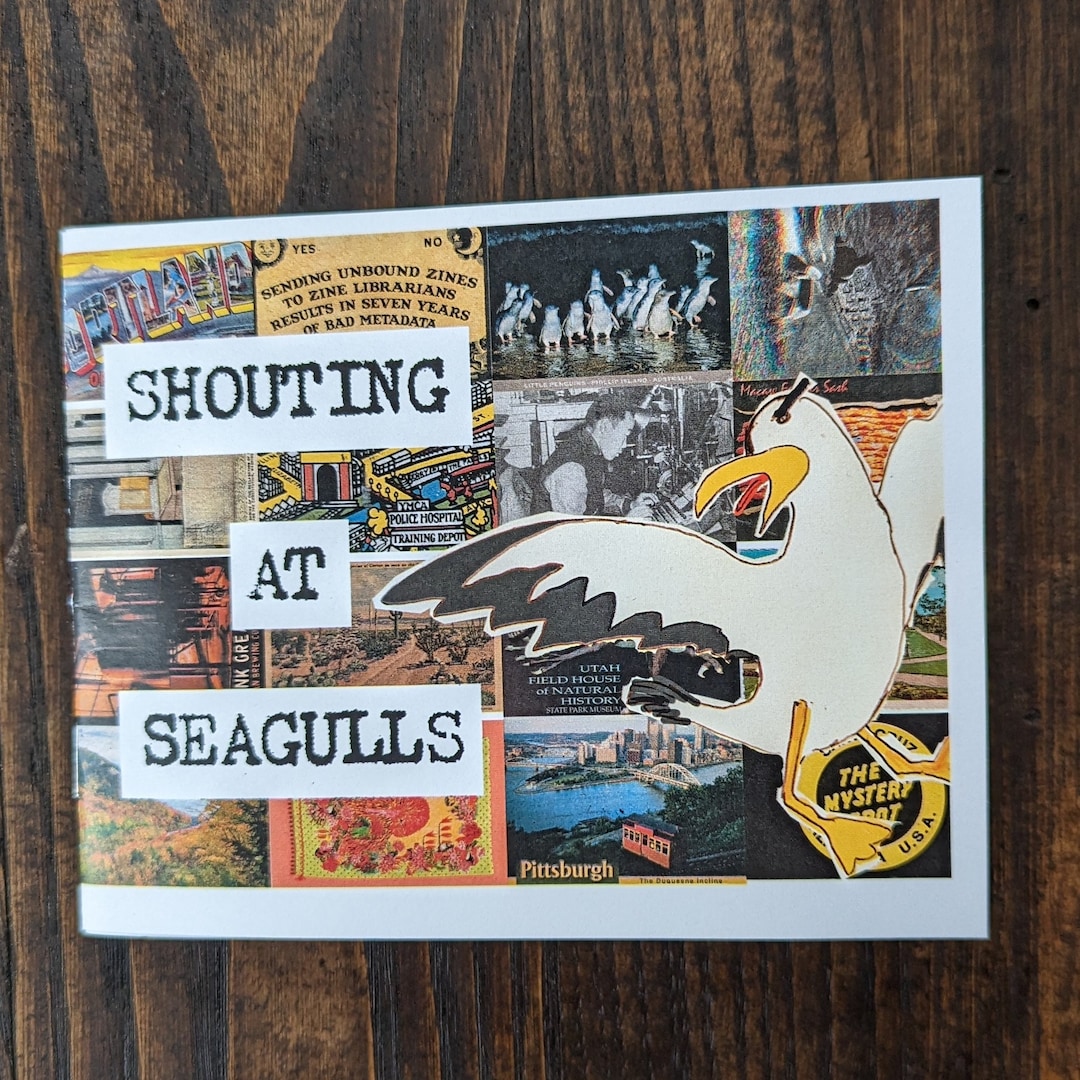 Shouting at Seagulls - A Postcard Zine - Etsy